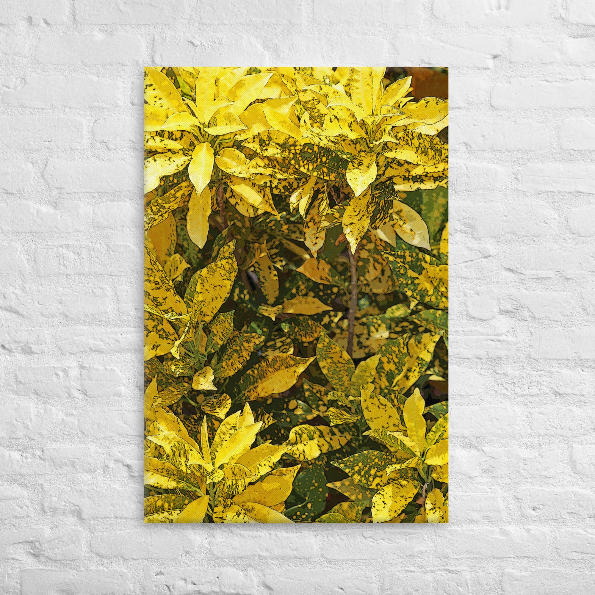 Canvas tropical plants 1 – Atfloraandfauna